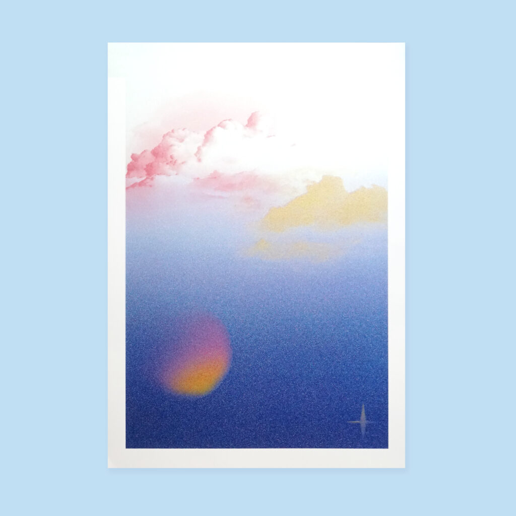 Poster "Ciel"- A3 - Susie BEE